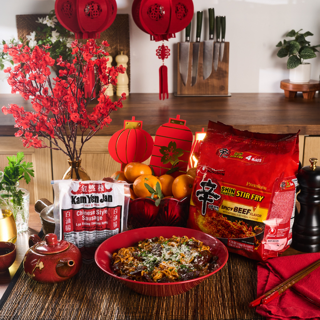 Chinese Sausage Ramyun Pasta – January Foods