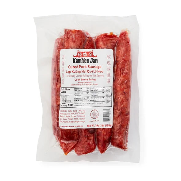 Kam Yen Jan Longanisa Sausage Cured & Dried 24/16oz – January Foods
